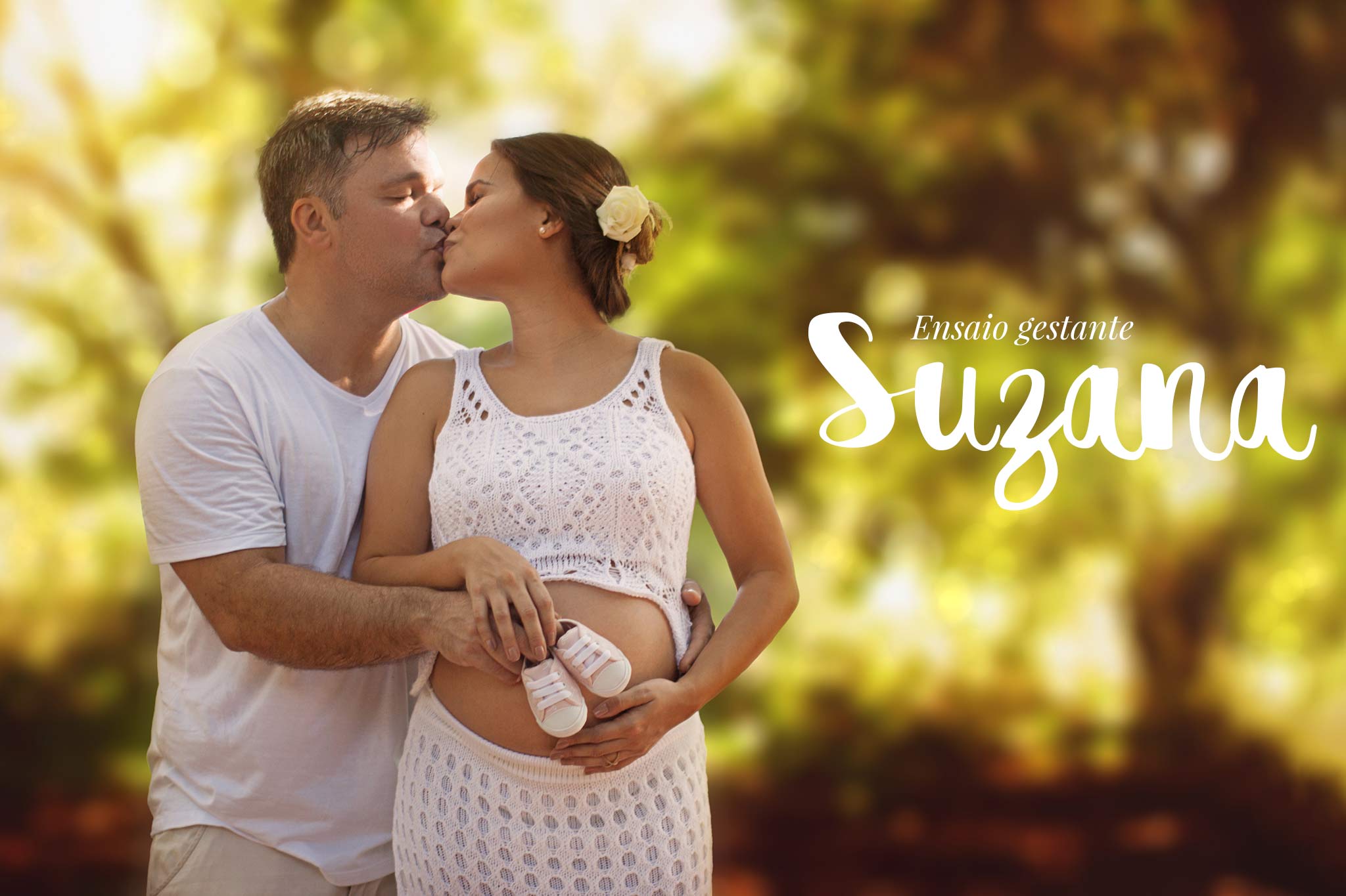 Ensaio Fotográfico Gestante – Book Gestante Suzana - Bosque da Barra